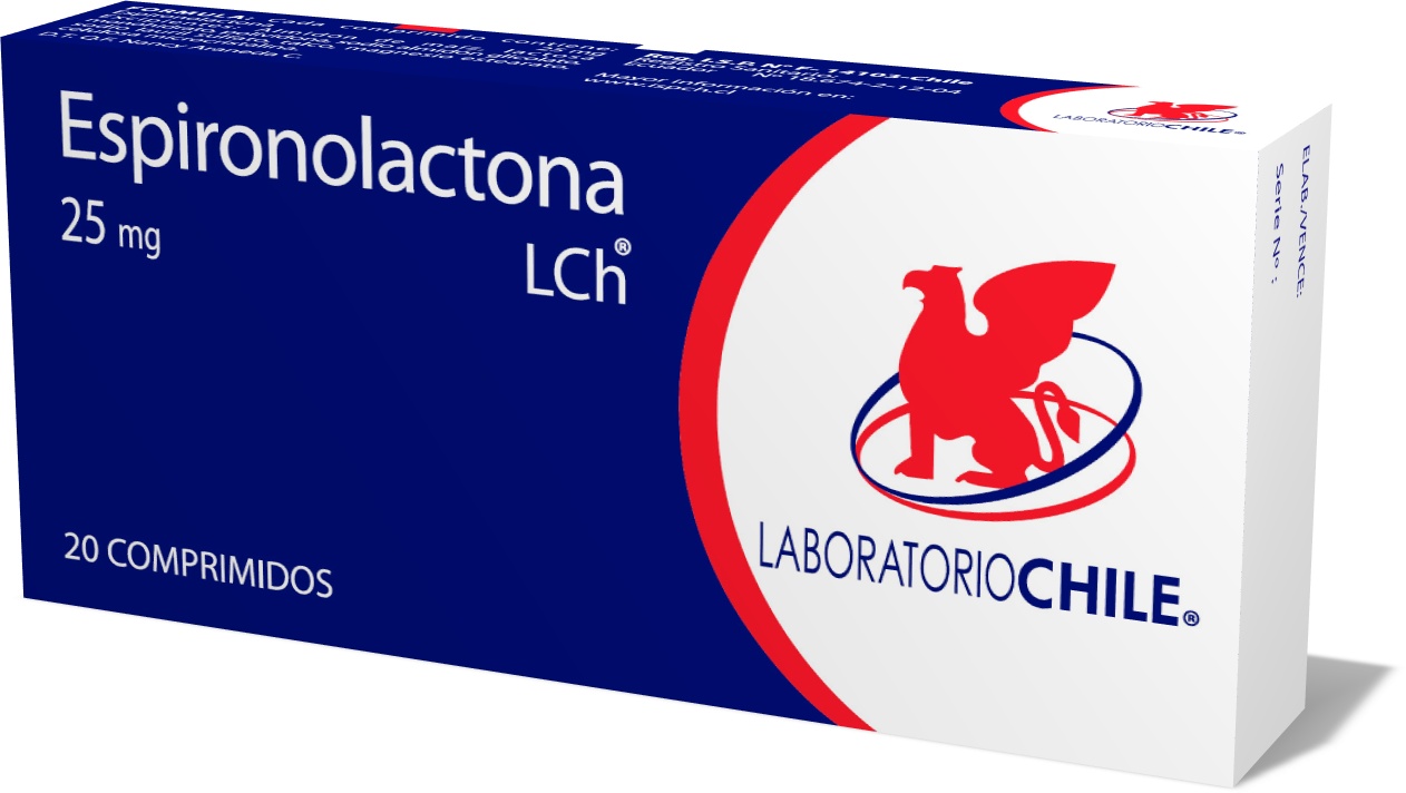 Espironolactona 25 mg | Laboratorio Chile | Teva