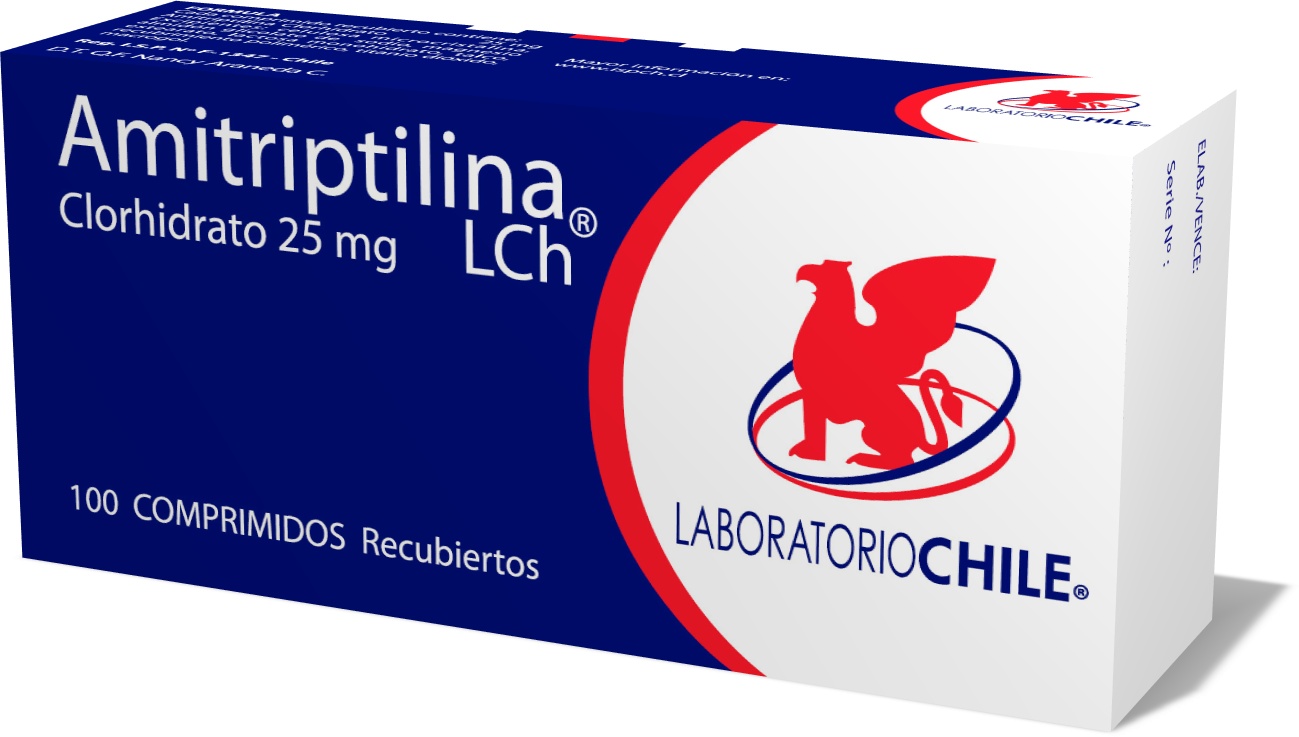 Amitriptilina 25 mg | Laboratorio Chile | Teva