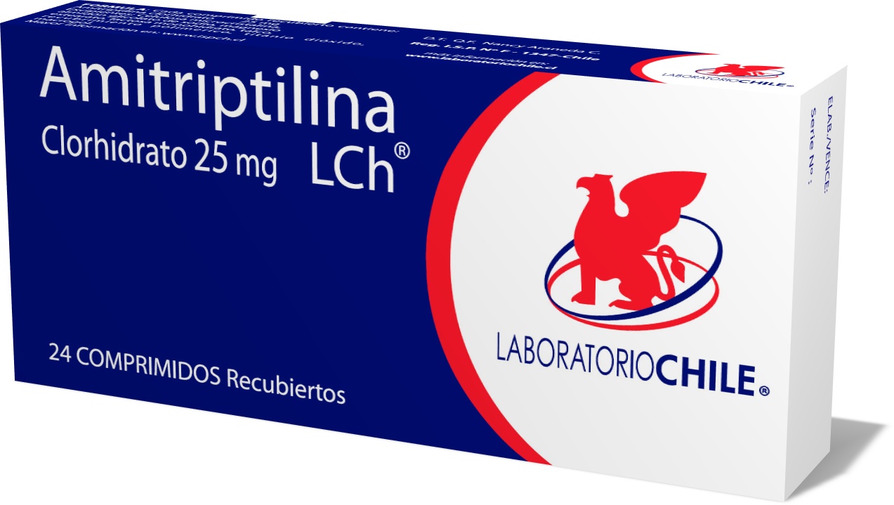 Amitriptilina 25 mg | Laboratorio Chile | Teva